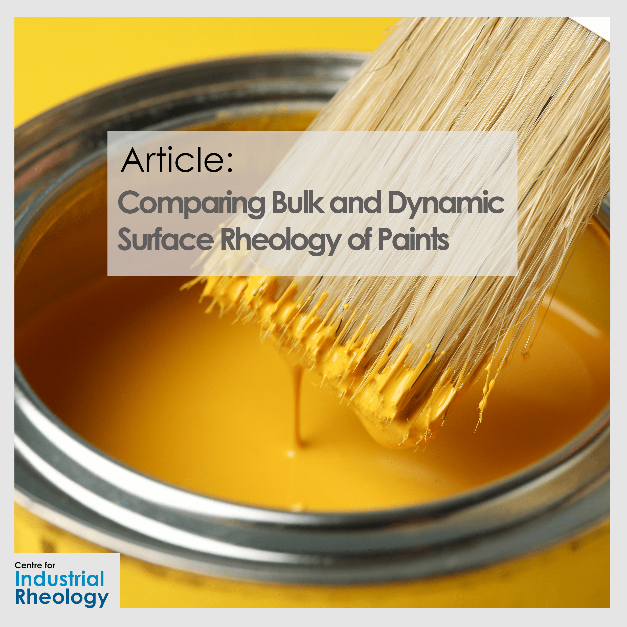 Comparing Bulk and Dynamic Surface Rheology of Paints - Rheology Lab