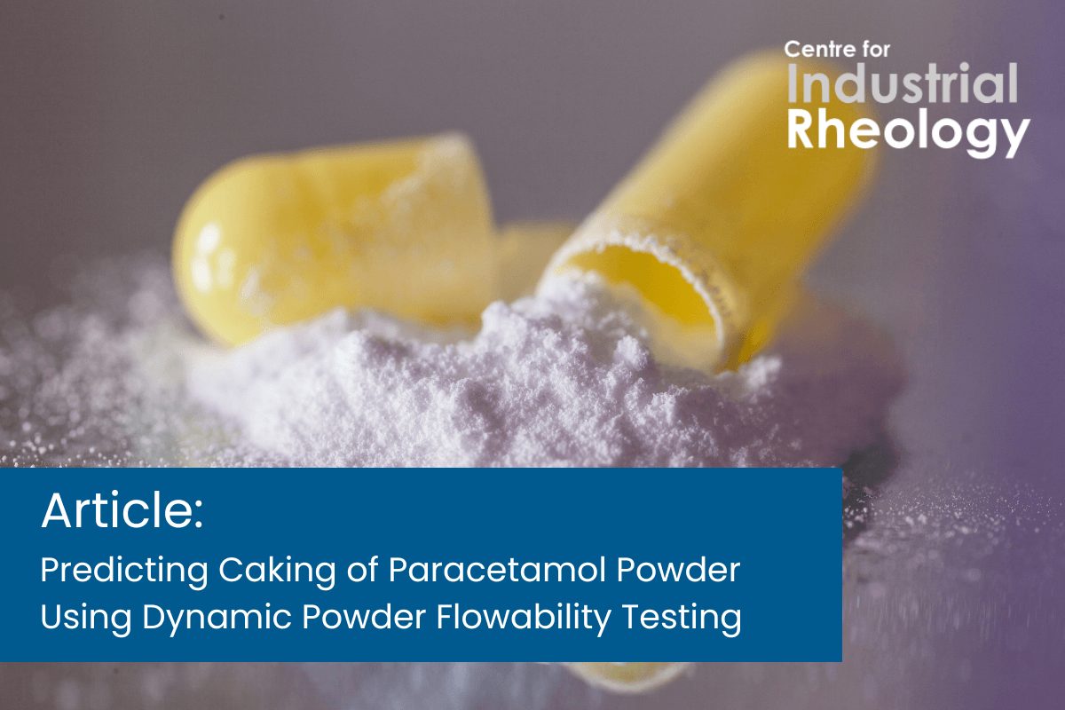 Paracetamol Powder Caking - Dynamic Powder Flowability Testing