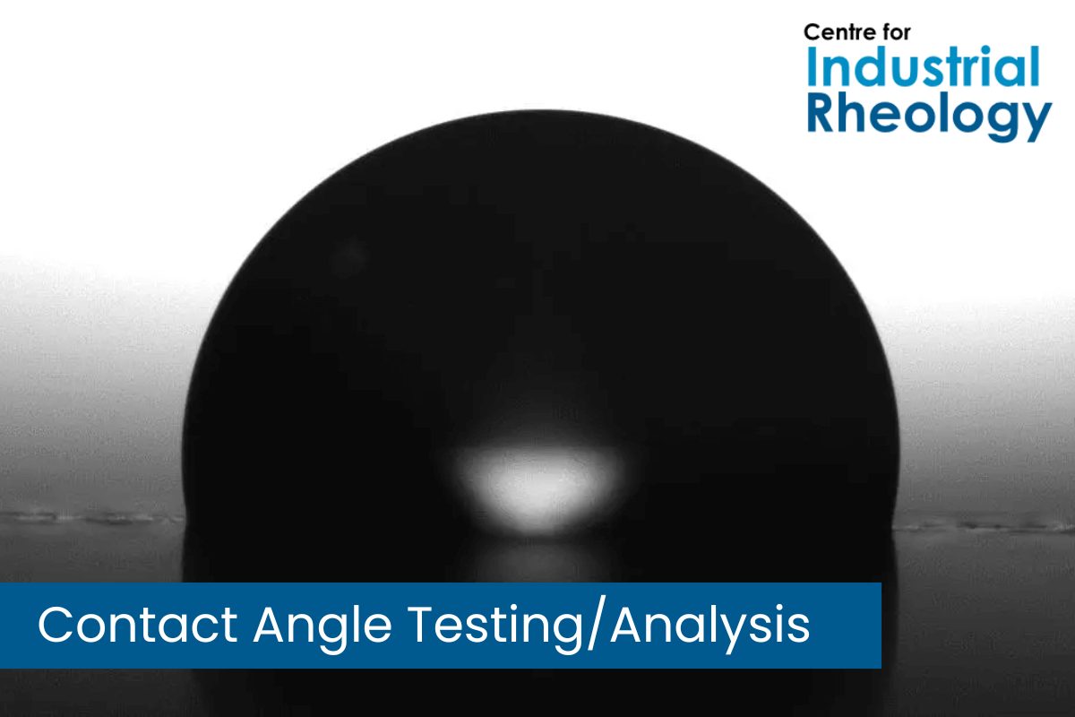 Contact Angle Testing/Analysis - Rheology Lab